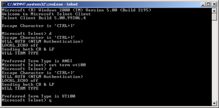 Telnet - NetHack Wiki